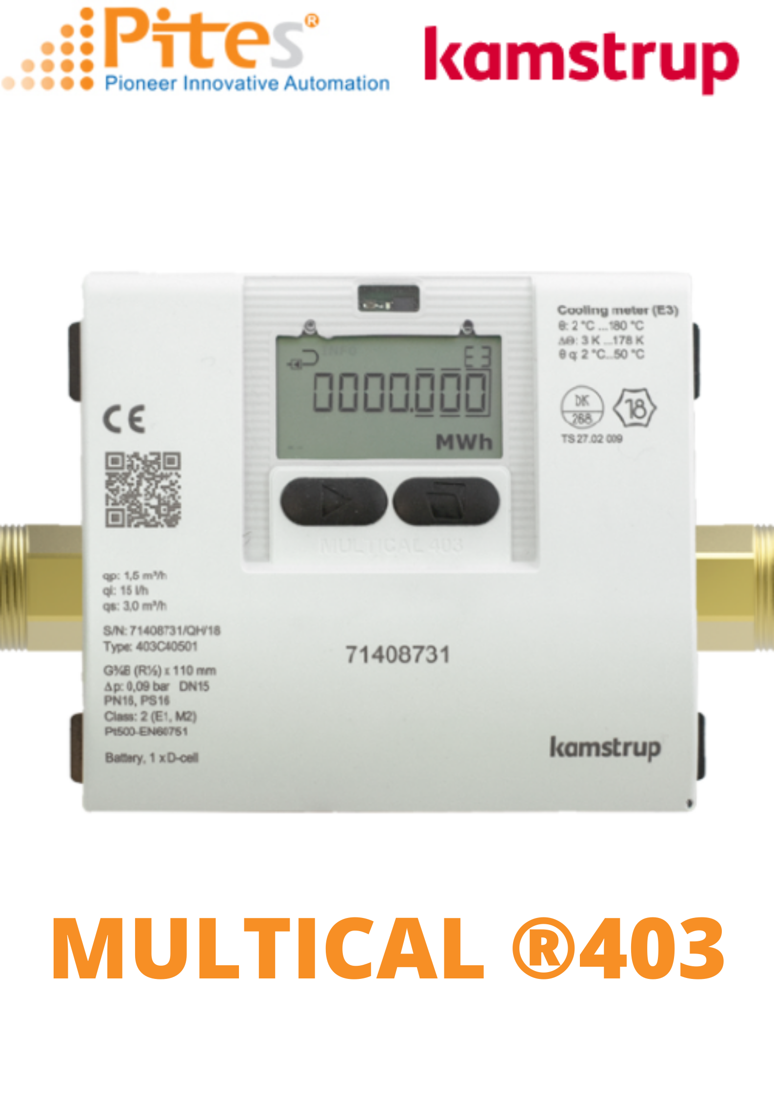 Kamtrup Việt Nam, Đại lý Kamtrup Việt Nam, Kamstrup MULTICAL® 403,The ...